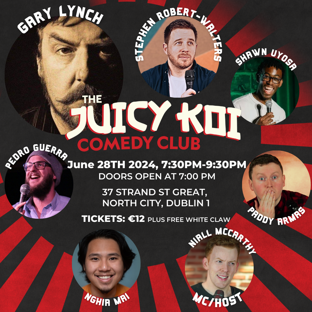 June 28th - Juicy Koi Comedy Club — Yamamori