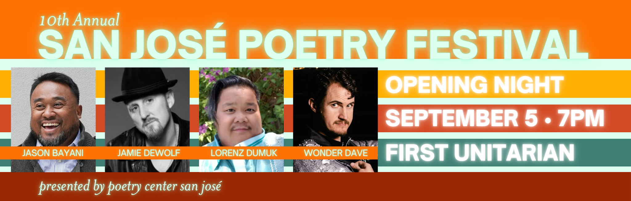 2024 San José Poetry Festival – Opening Night with Jason Bayani, Jamie ...