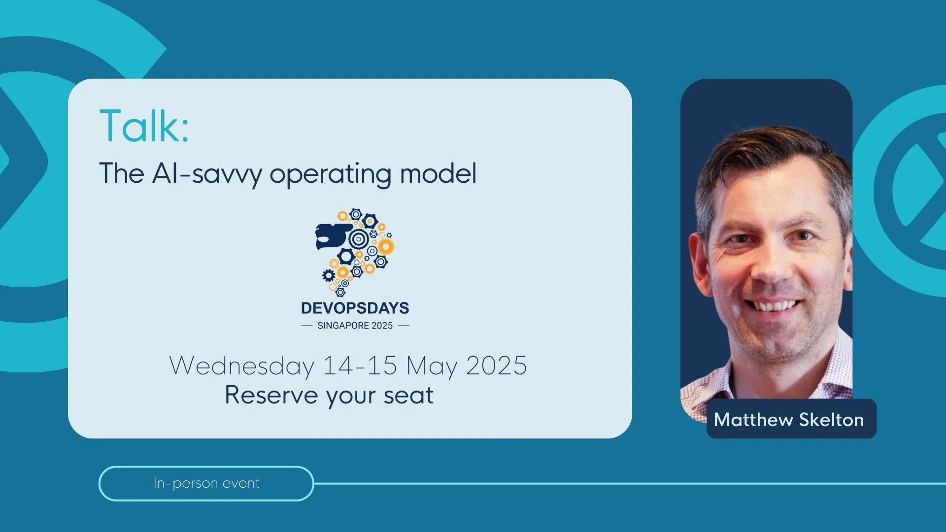DevOpsDays Singapore 2025 - The AI-savvy operating model — Conflux