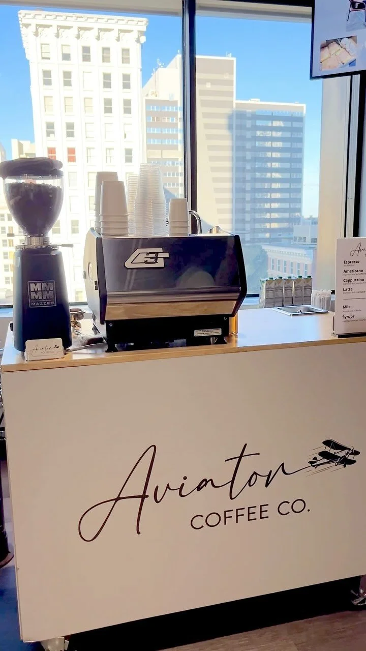 Aviator Coffee Co. | First-Class | Mobile Coffee Cart