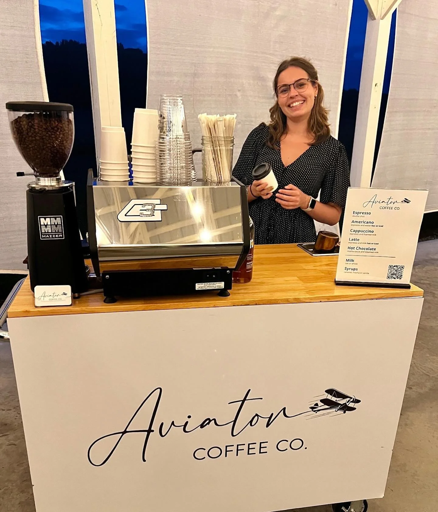 Aviator Coffee Co. | First-Class | Mobile Coffee Cart