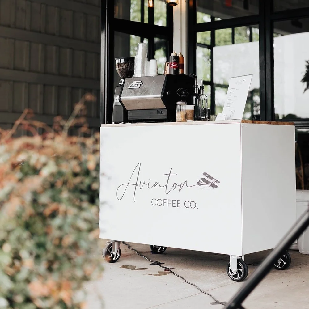 Aviator Coffee Co. | First-Class | Mobile Coffee Cart