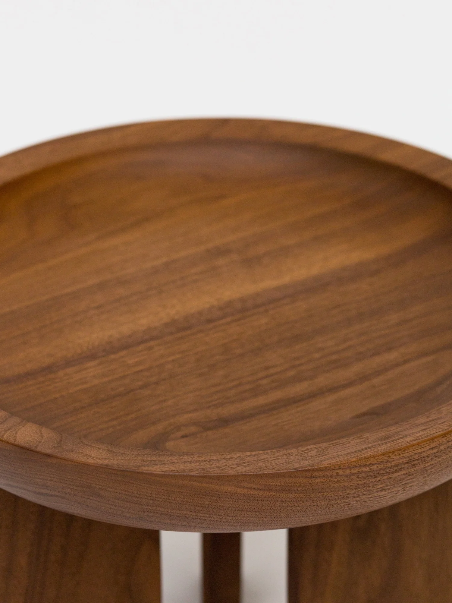 Dish Side Table Walnut — GRAIN