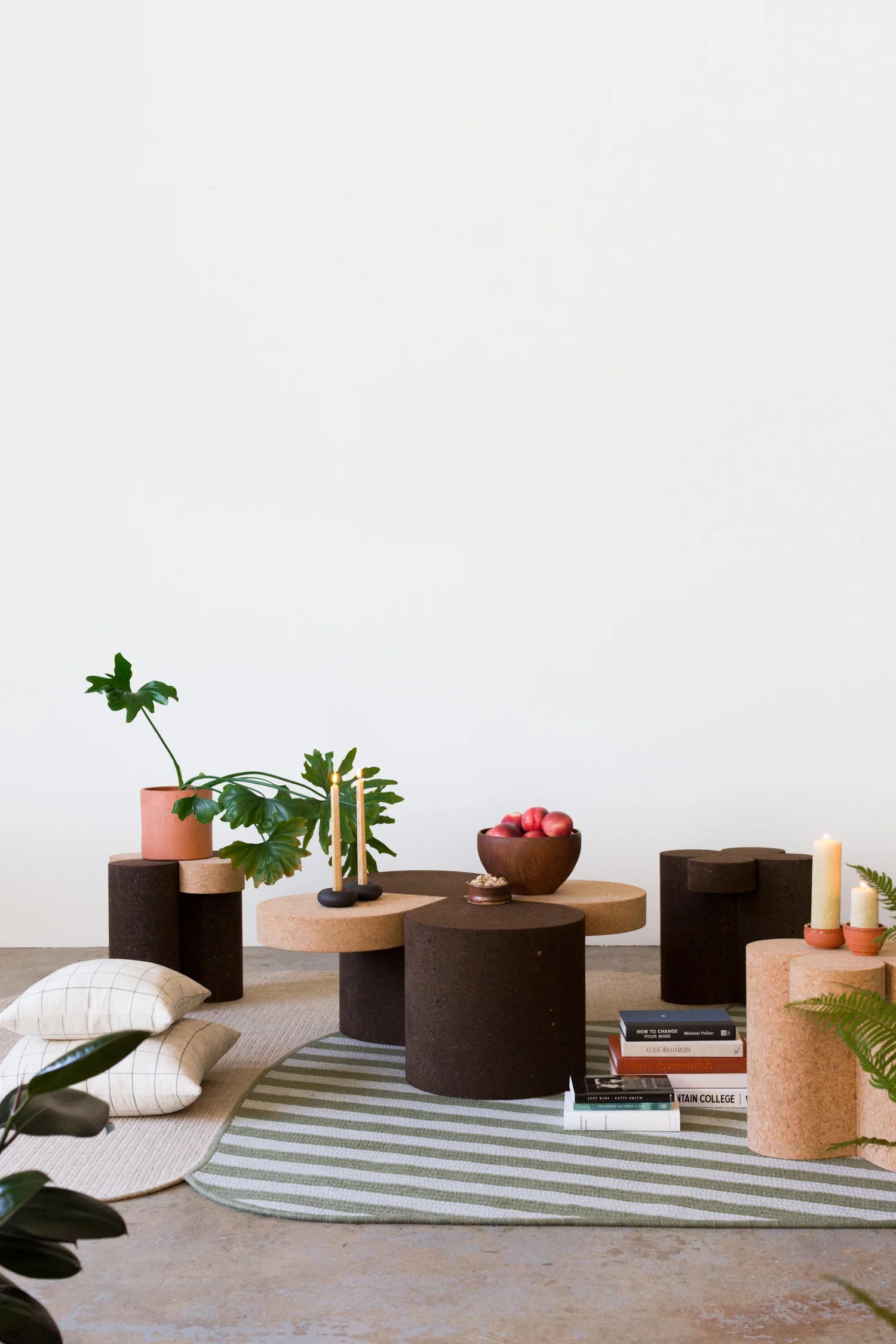 Clover Cork Side Table Mix — GRAIN