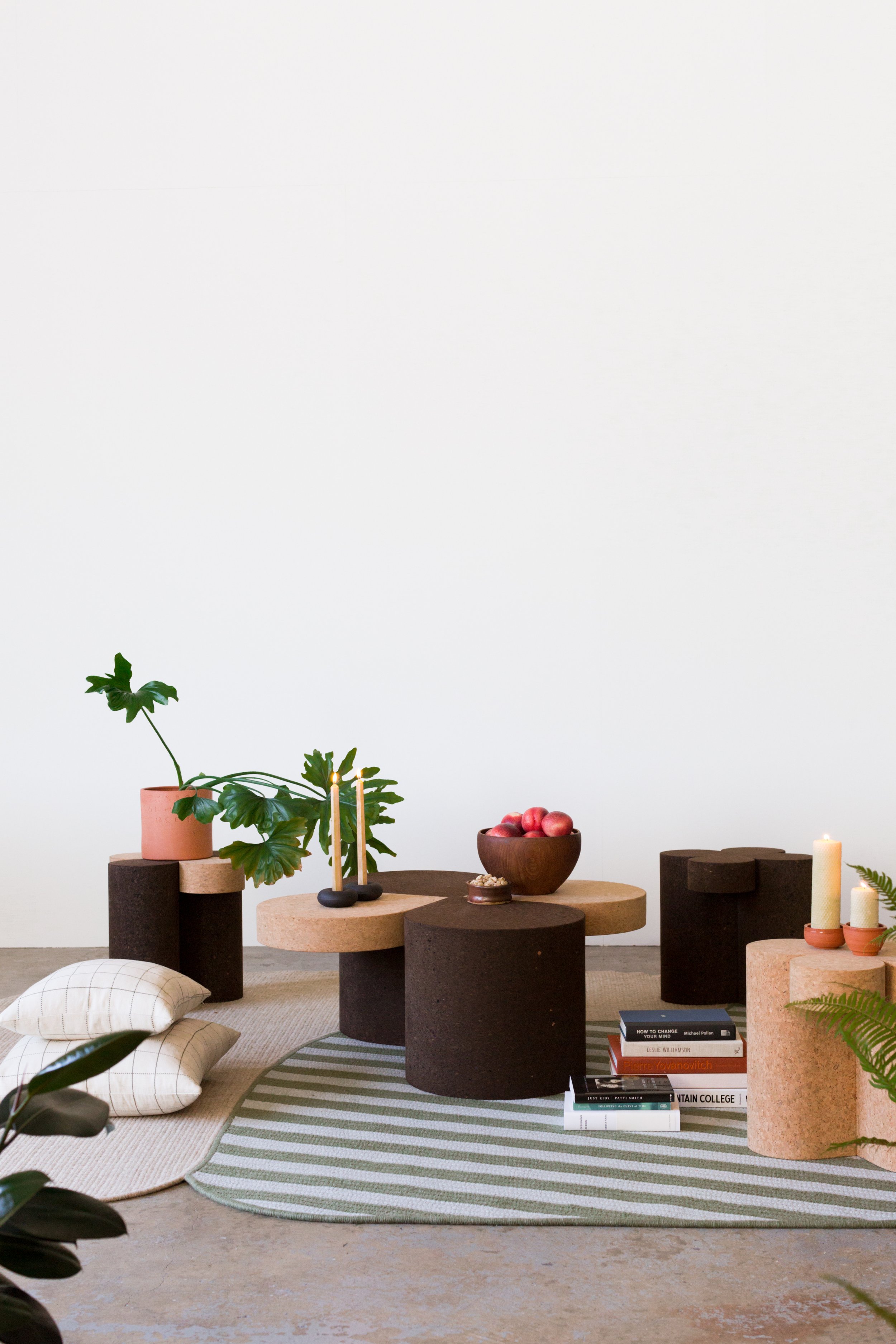Clover Cork Coffee Table Natural — GRAIN