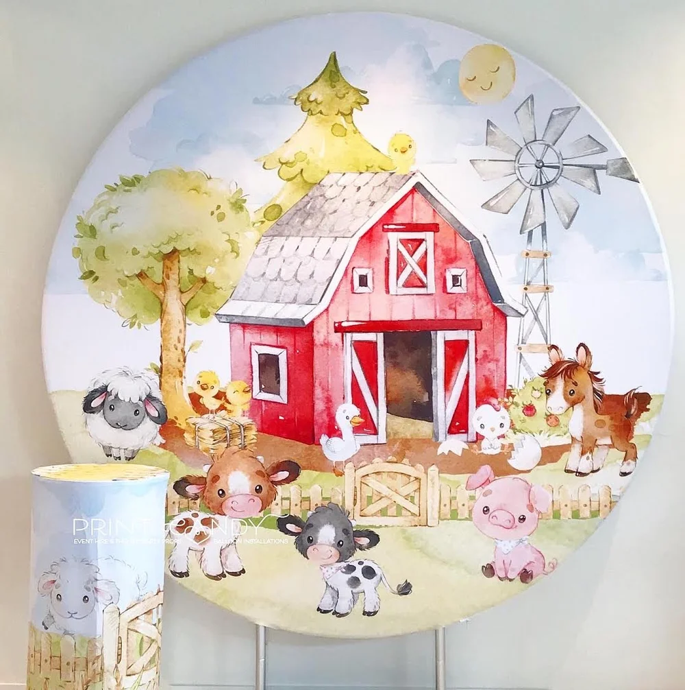 Barnyard Backdrop For Hire Brisbane and the Gold Coast — Print Candy ...