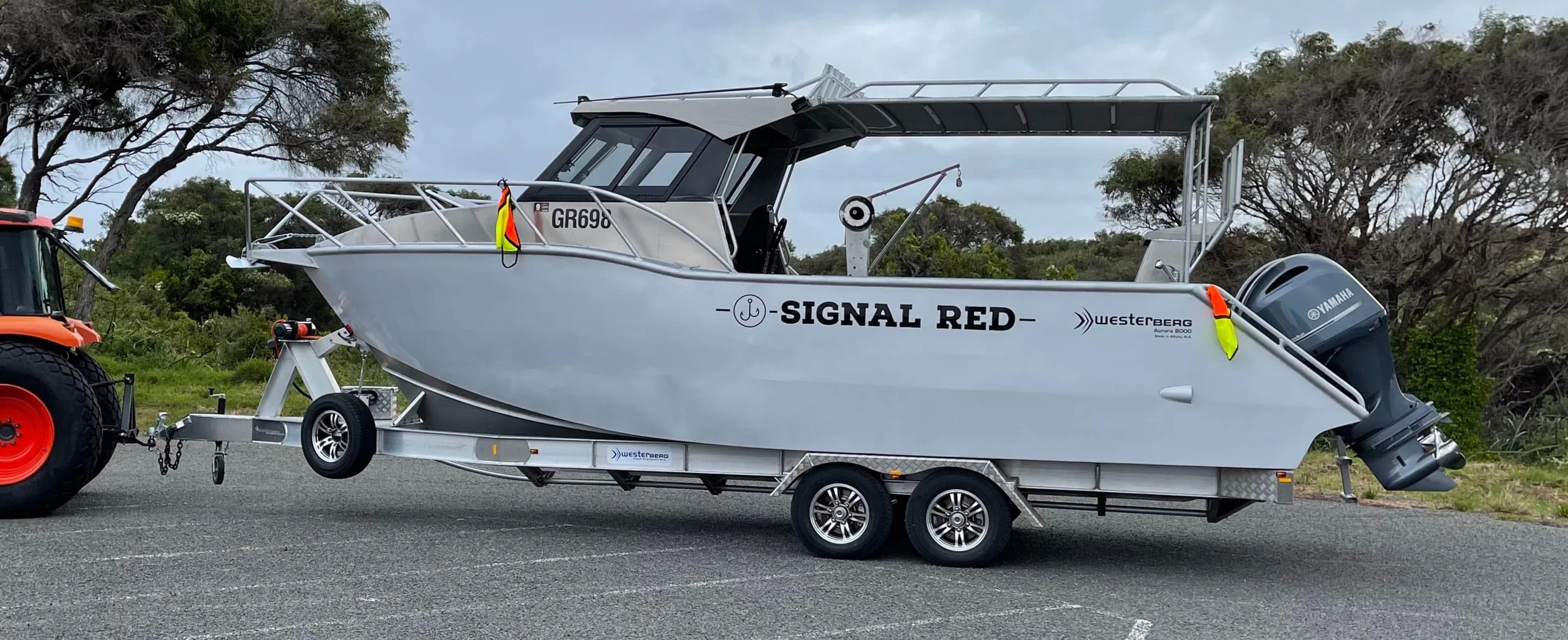 Signal Red — Custom Aluminium Boats + Trailers | Westerberg Aluminium Boats