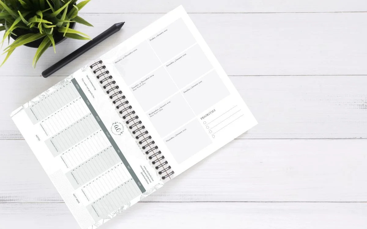 Ask Charlie Diary & Weekly Planner 2026 - Wirebound — Ask Charlie