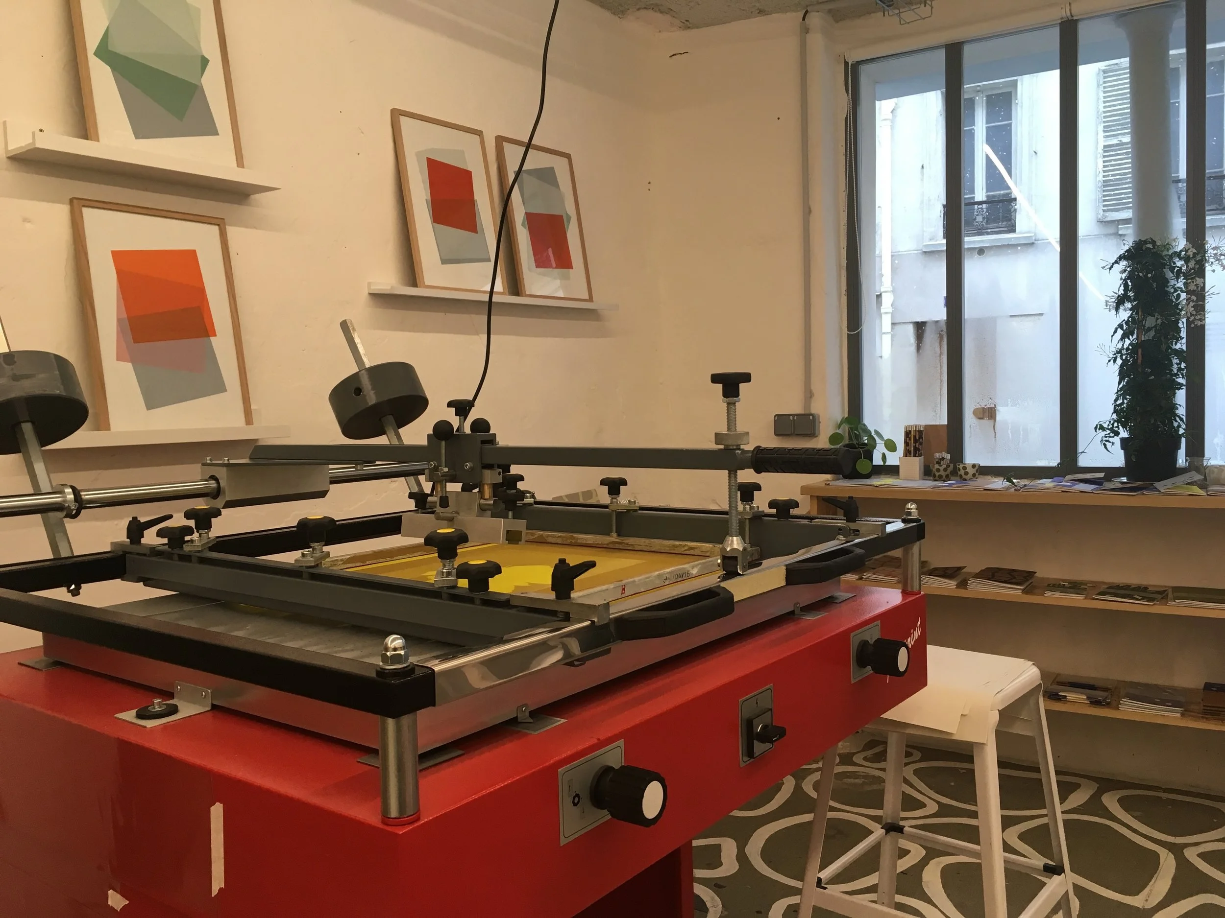 La Sérigraphie — Carnet Chouette - Blandine Imberty - Atelier de Sérigraphie