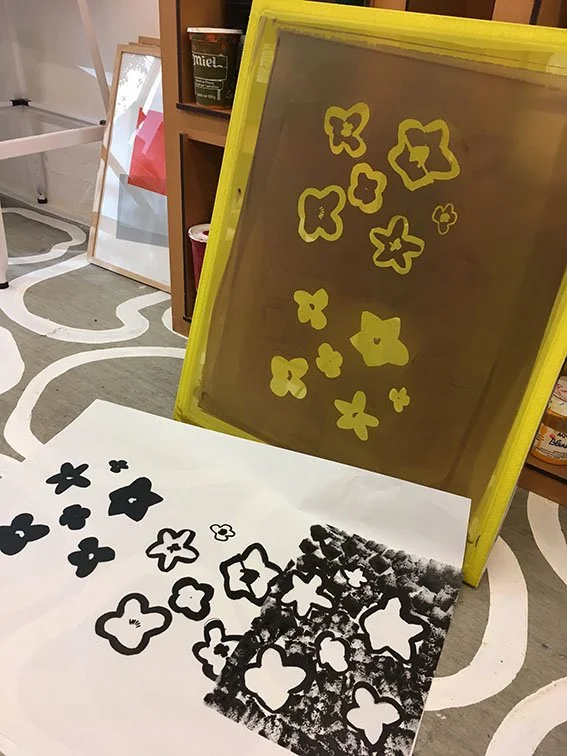 La Sérigraphie — Carnet Chouette - Blandine Imberty - Atelier de Sérigraphie