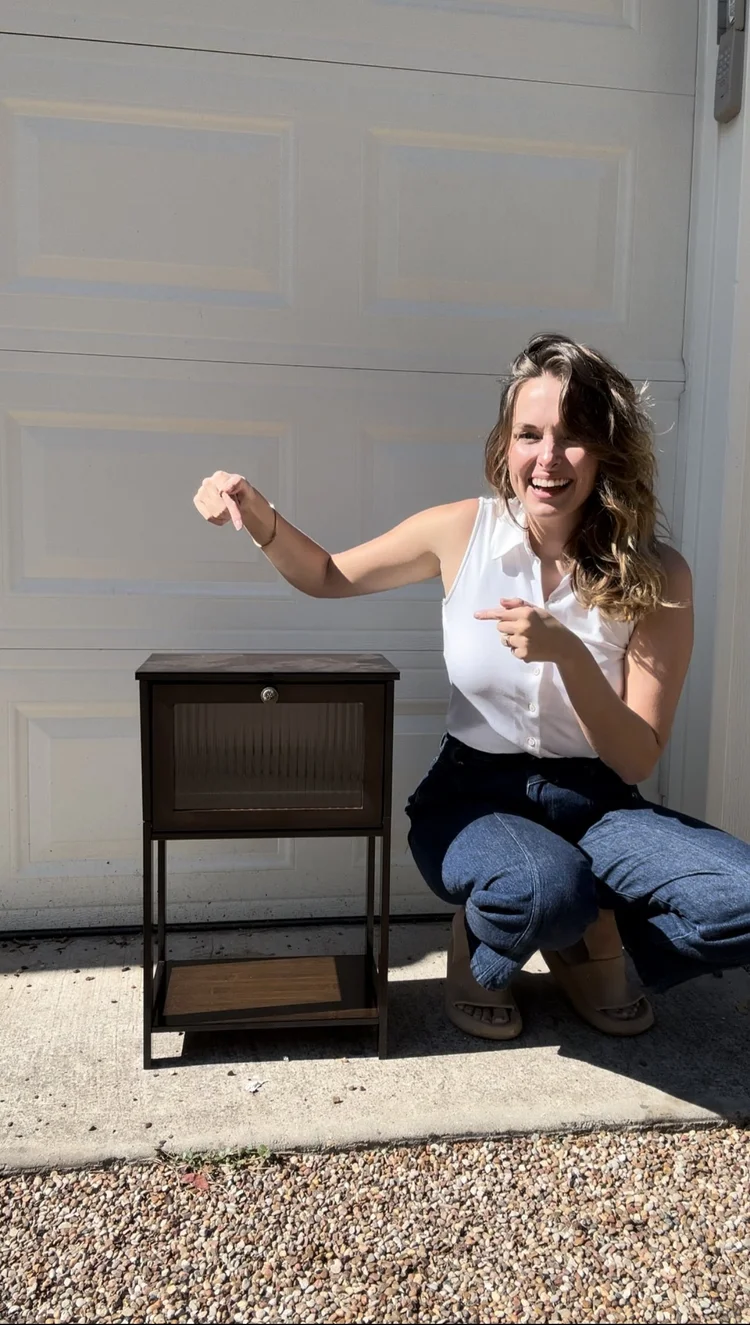 I bought the cheapest end table on Amazon… then gave it a makeover ...