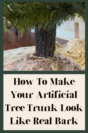 How To Make Your Artificial Tree Trunk Look Like Real Bark — Maggie McGaugh