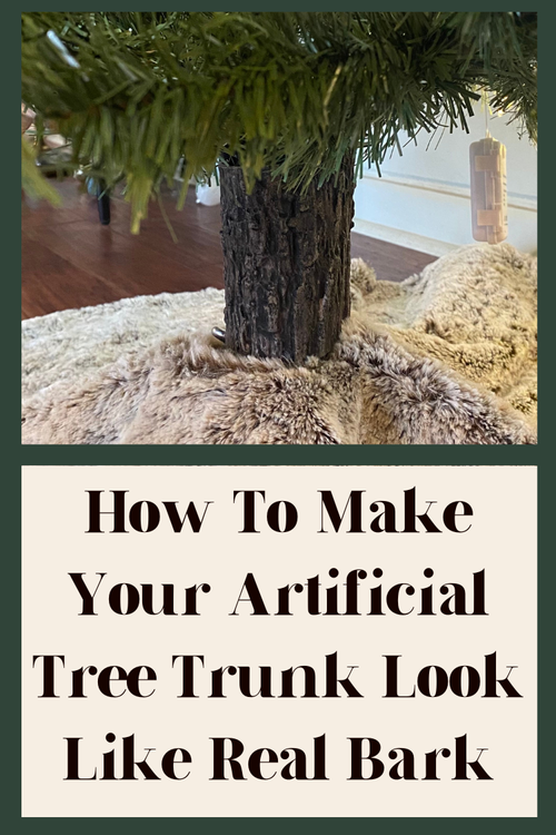 How To Make Your Artificial Tree Trunk Look Like Real Bark — Maggie McGaugh