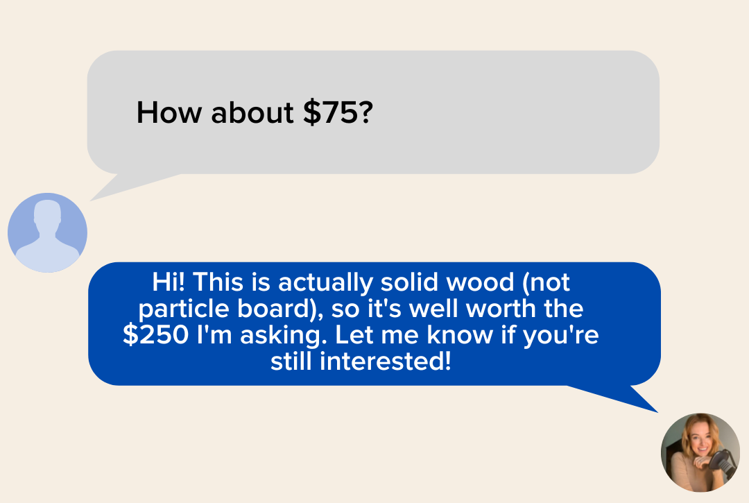 How To Stop Lowball Offers on Facebook Marketplace — Maggie McGaugh