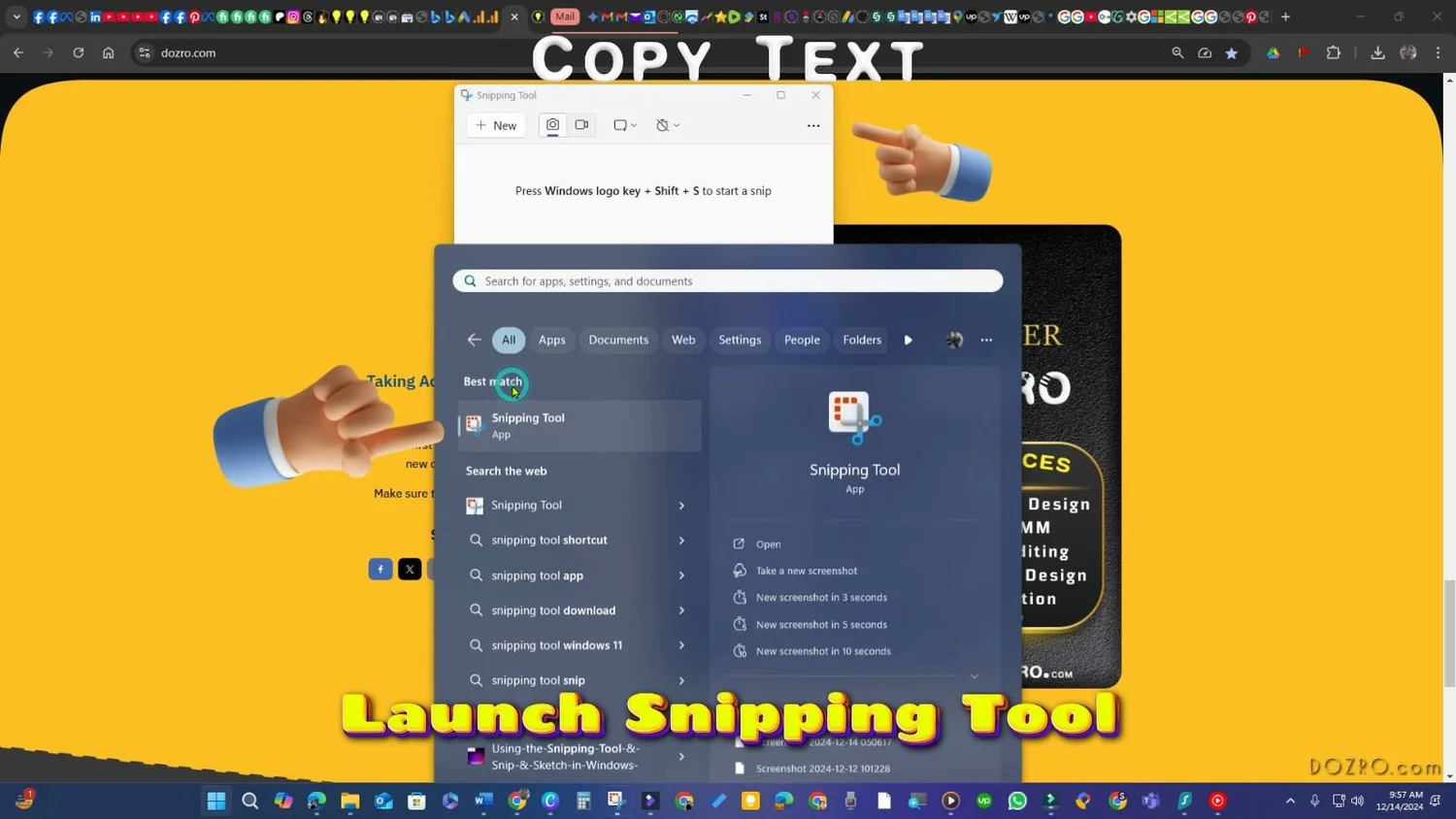 How to Extract and Copy TEXT from Images and PDF Docs, using Built-in ...