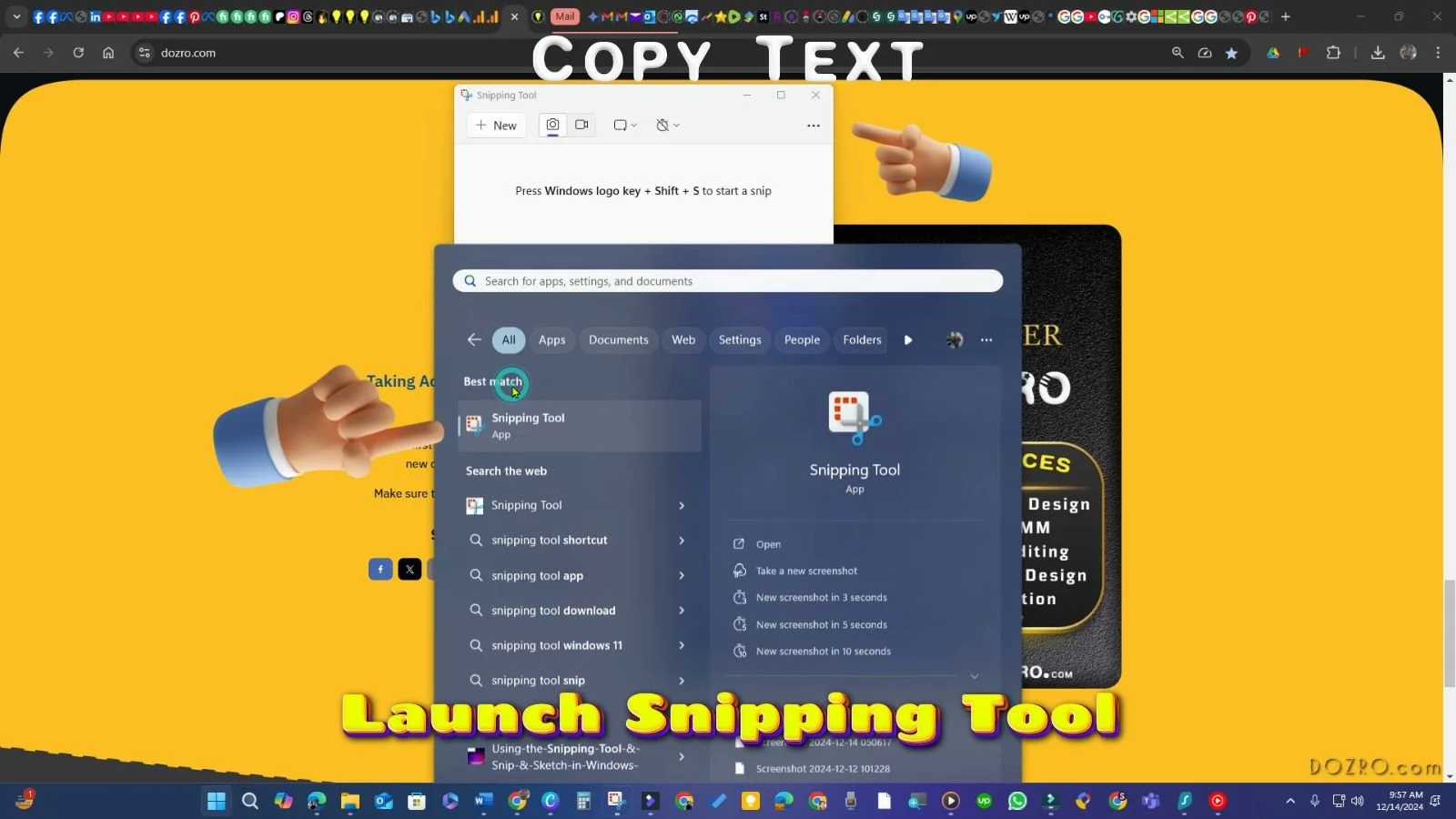 How to Extract and Copy TEXT from Images and PDF Docs, using Built-in ...