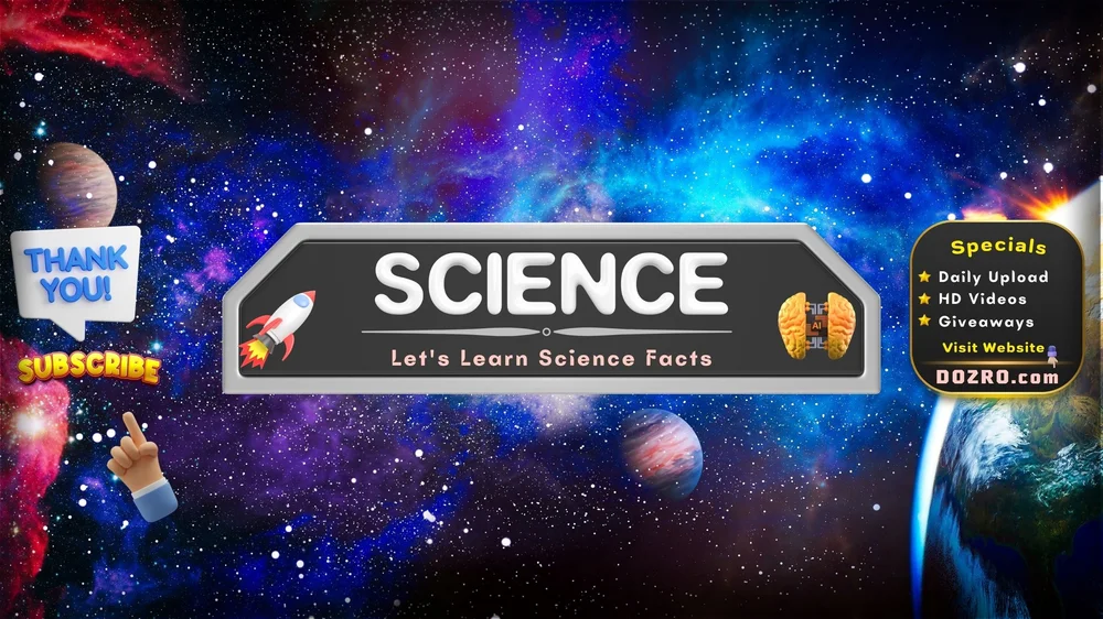 Science Banner for Your YouTube Channel - Free Download — DOZRO
