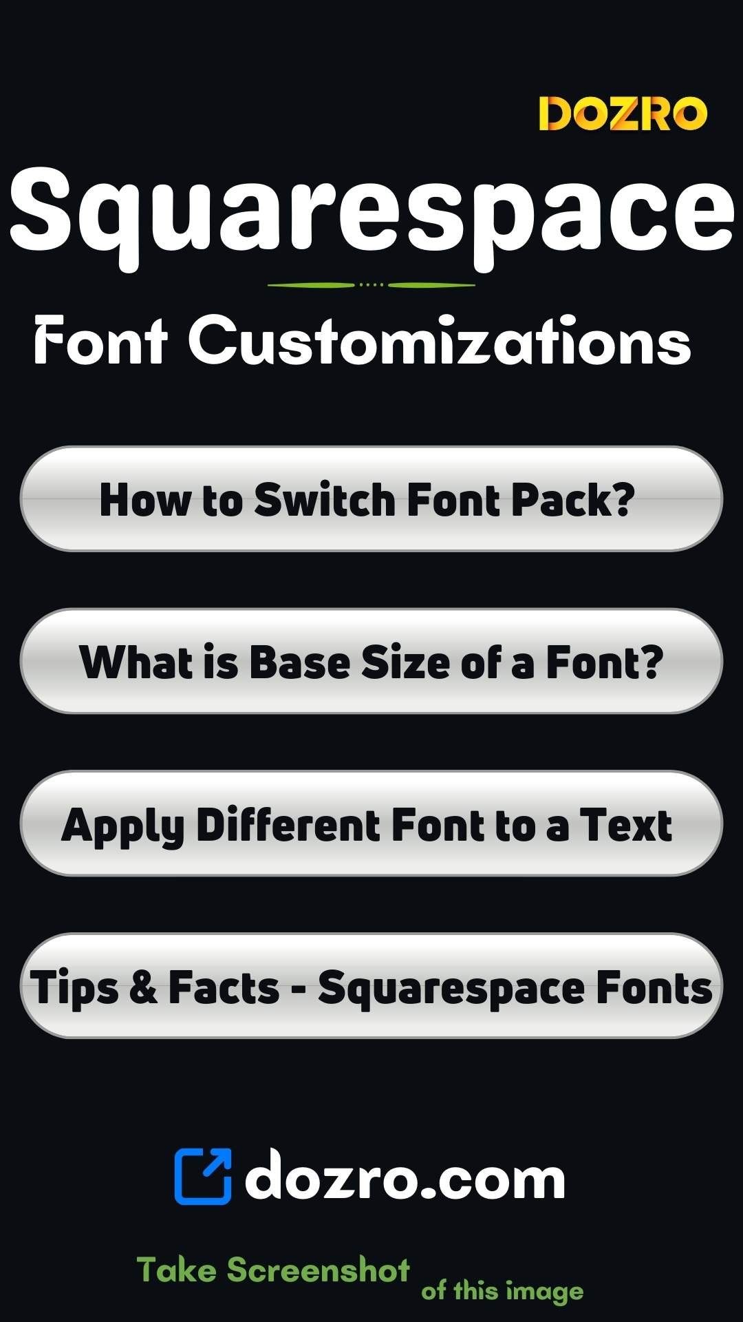 Squarespace FONT Customizations | Edit, Change and Apply Fonts on ...
