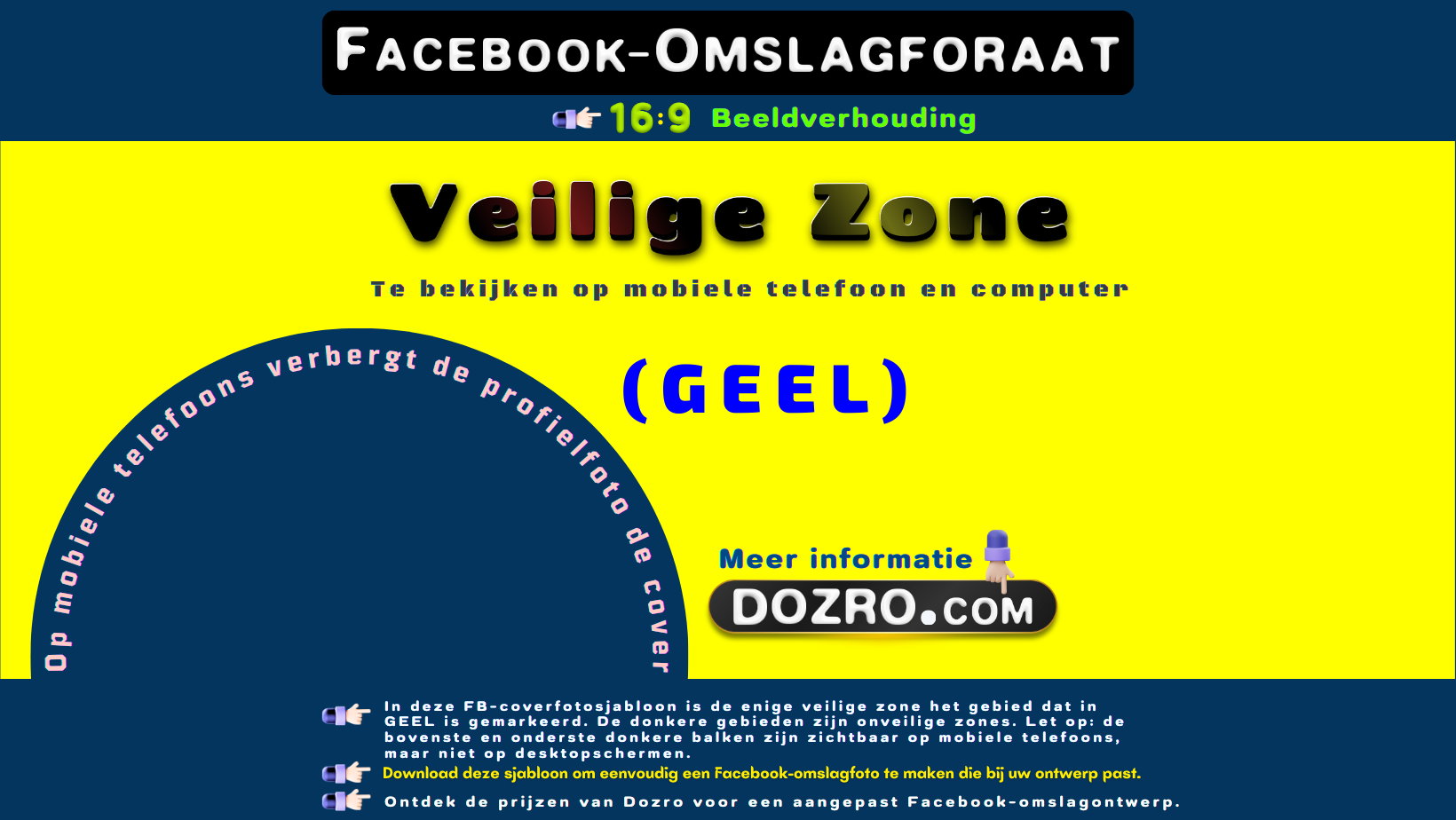 Facebook-omslagfotoformaat, ideale afmetingen en beeldverhouding voor ...