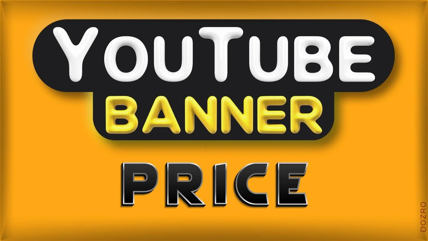 Affordable YouTube Channel Banner Design for Mobile and Computer - $10 ...