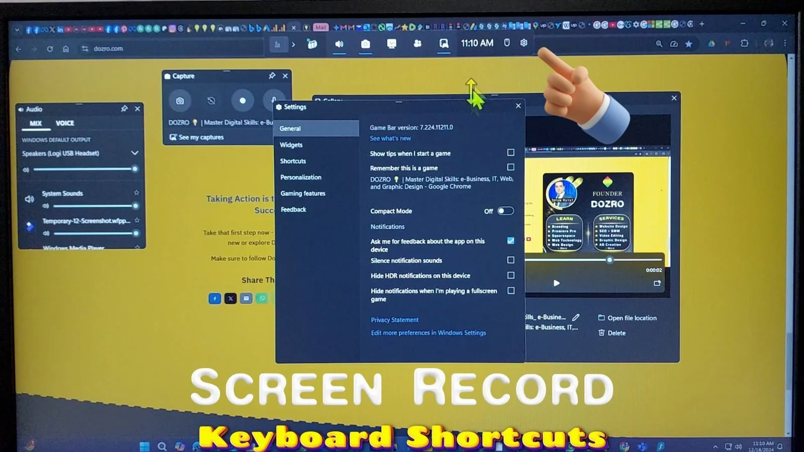 How to Use Windows 11 Keyboard Shortcuts for Quick Screen Recording ...