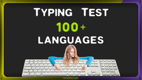 Typing Speed Test Online – 100+ Languages | 1, 2, 3, 5, 10 Minute Tests ...