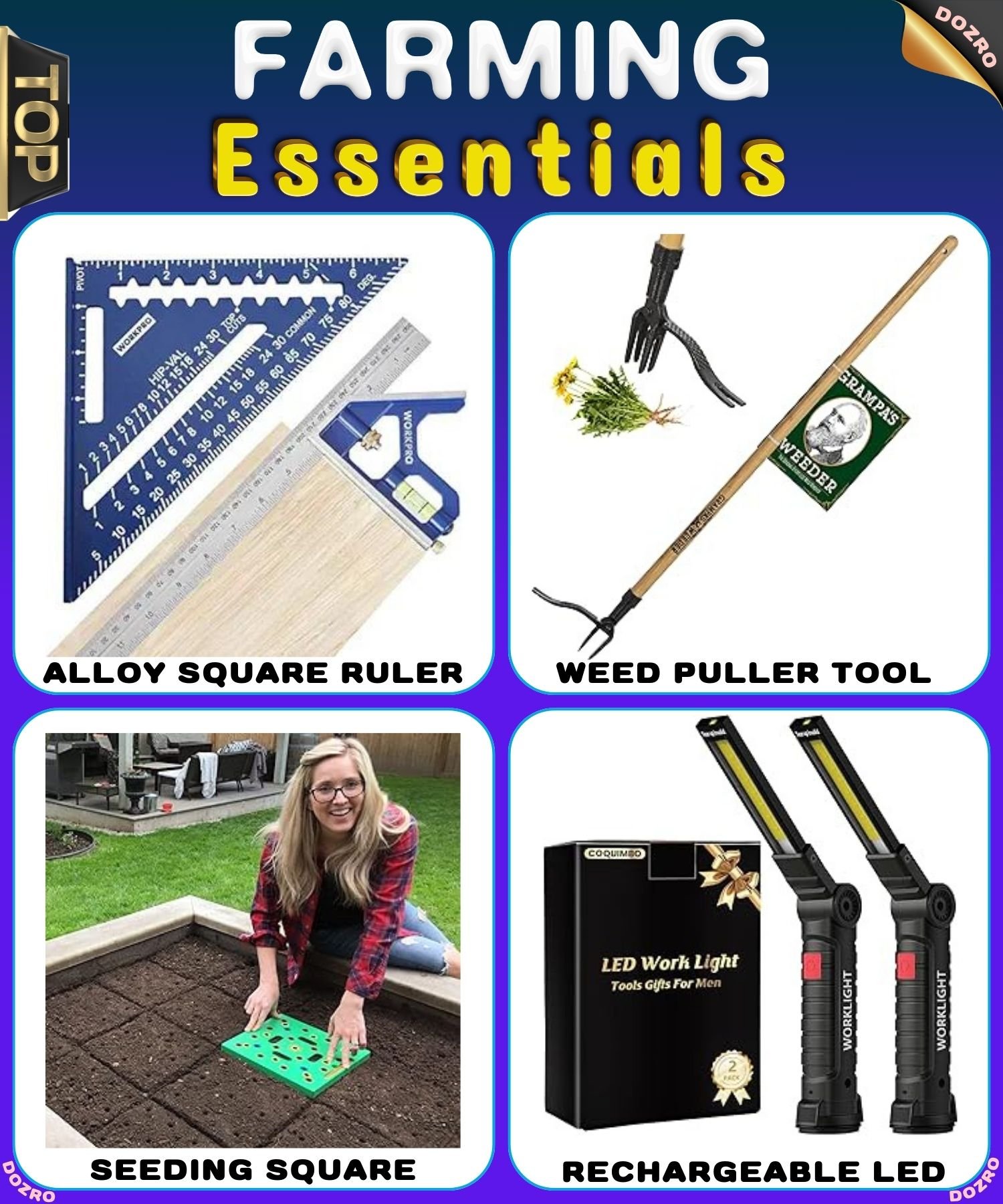 Essential Tools for Garden Farming and Agriculture — DOZRO