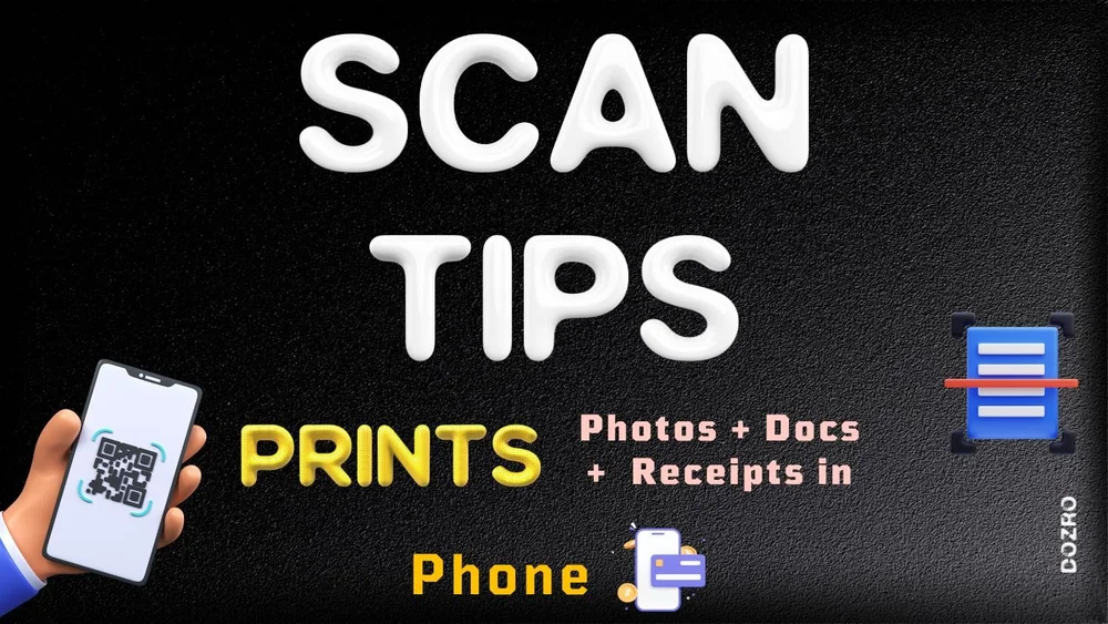 Best Practices for Scanning Old Photos, Receipts, and Paper Documents — DOZRO