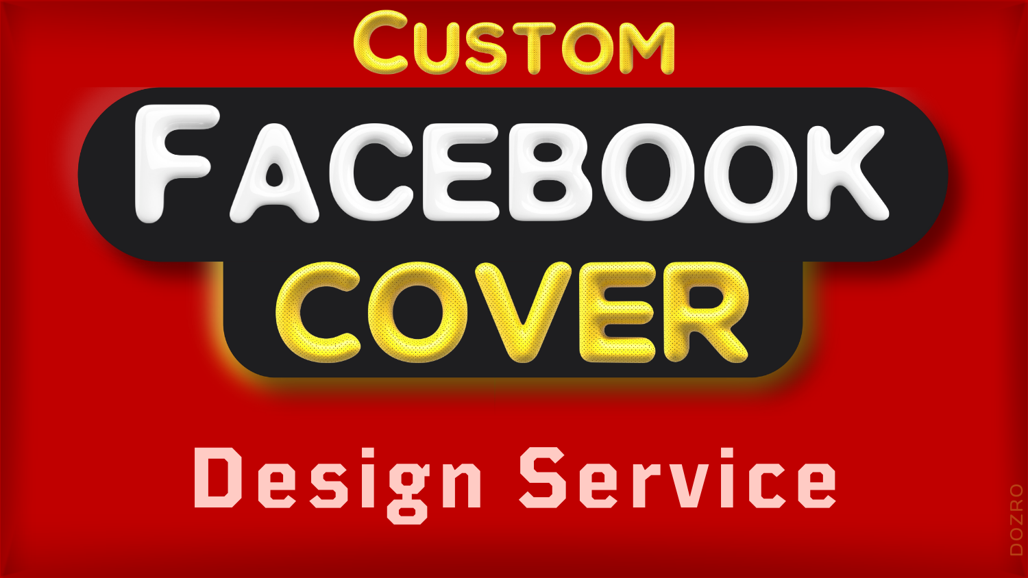 Facebook Cover Photo Design for Mobile and Computer - $10 only — DOZRO