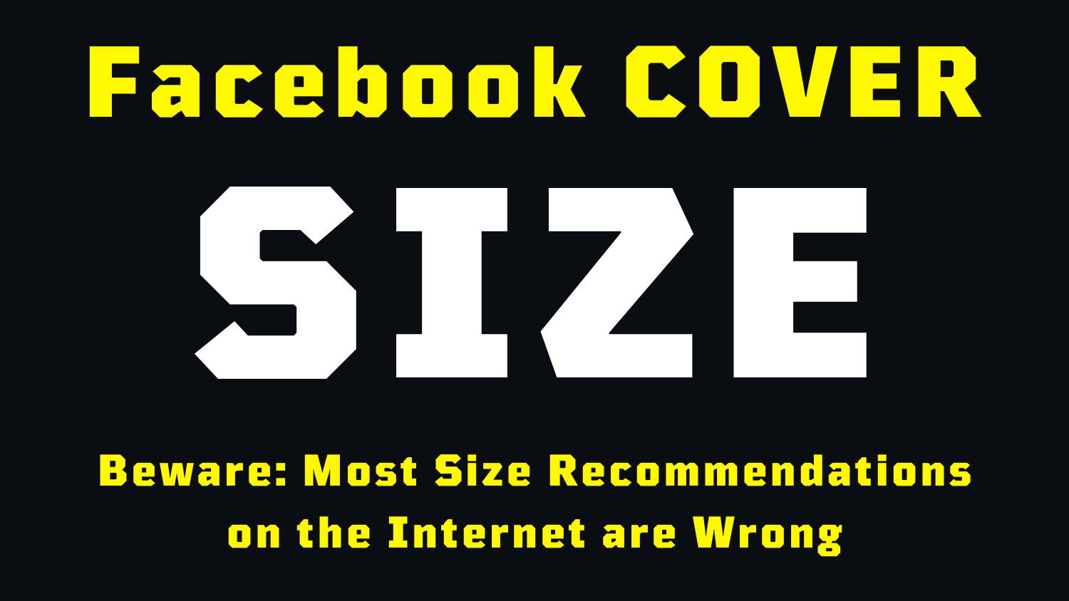Responsive Size for Facebook Cover Photo for Mobile and Desktop — DOZRO
