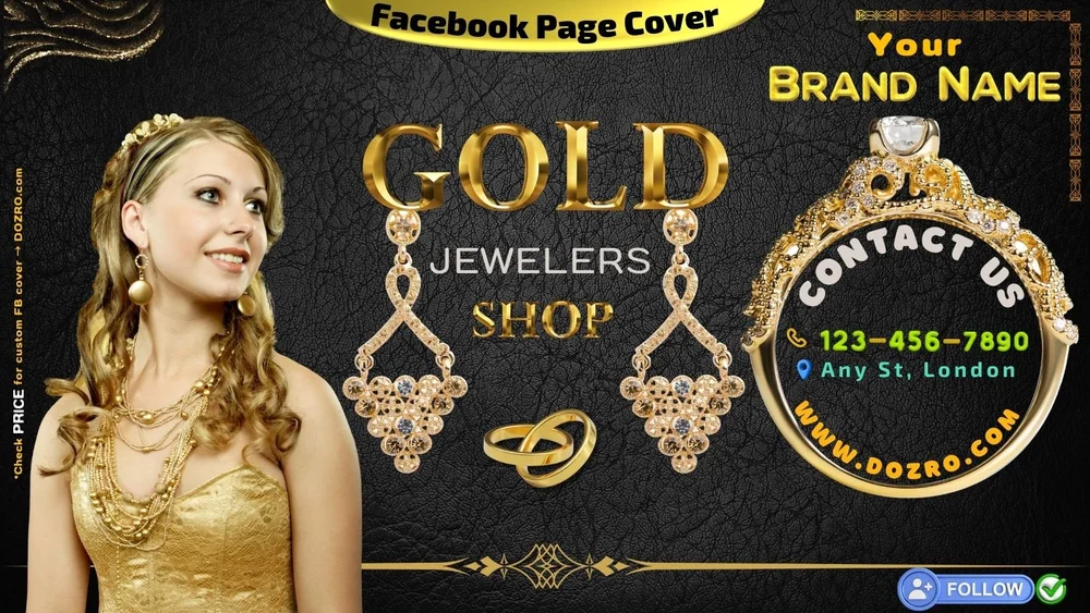 Jewelry Cover Photo for Your Facebook Page - Free Download — DOZRO
