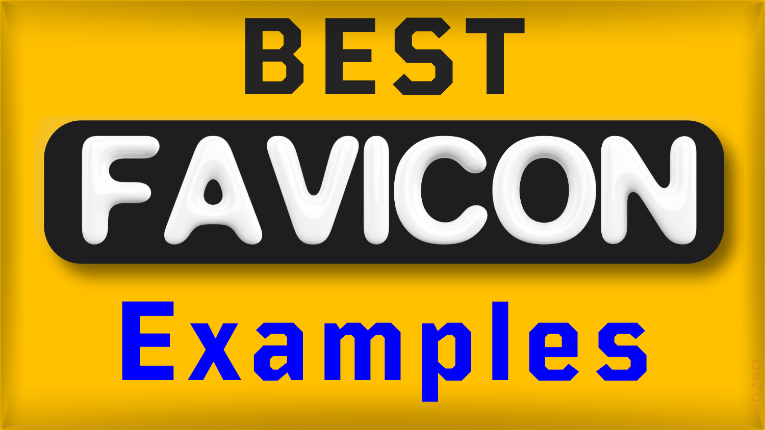Examples of Best Favicon Designs — DOZRO