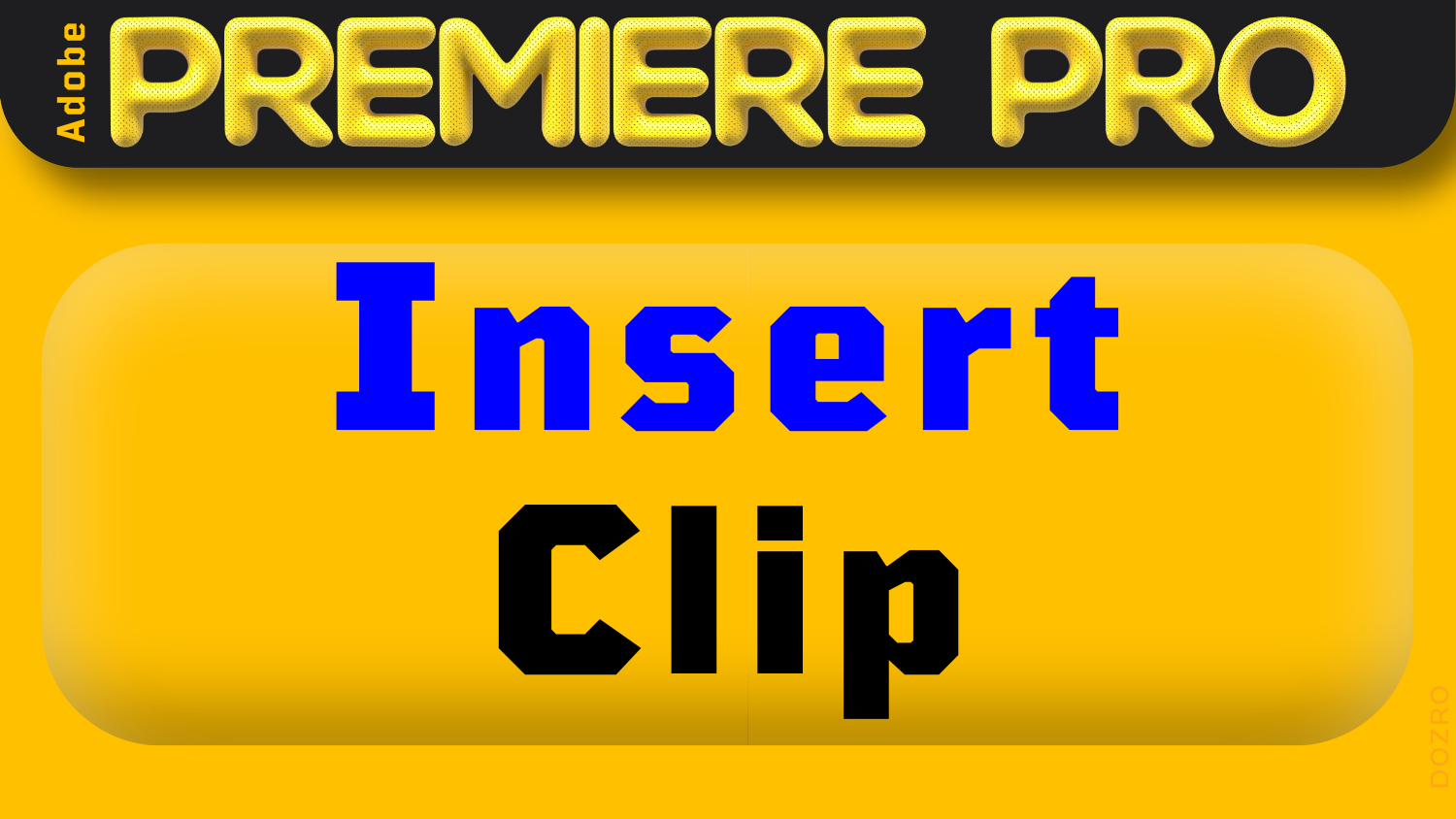 How to Insert a Clip in Between Two Clips Premiere Pro? — DOZRO