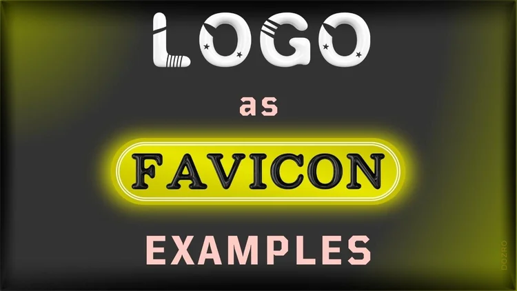 Examples of Using Brand Logo as Website Favicon — DOZRO