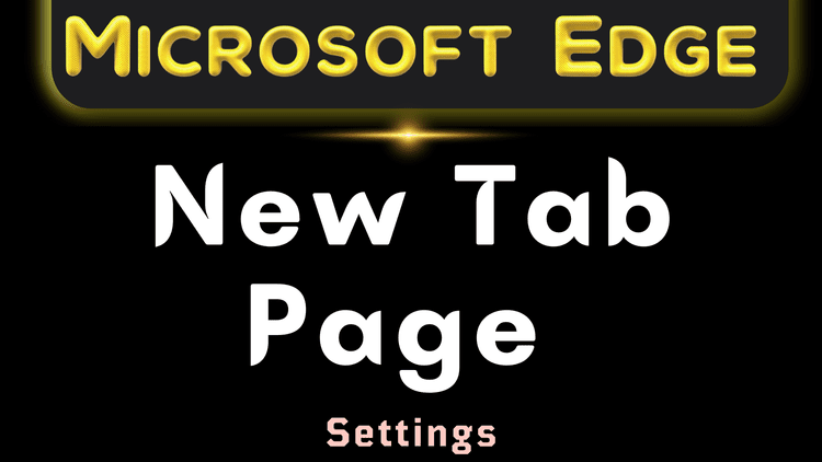 Microsoft Edge New Tab Page Settings — DOZRO