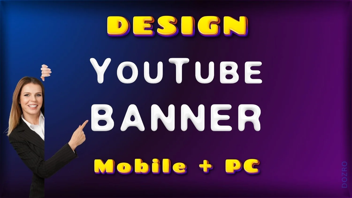 Easy Steps to Design a YouTube Banner in Fit Size using Any Photo ...