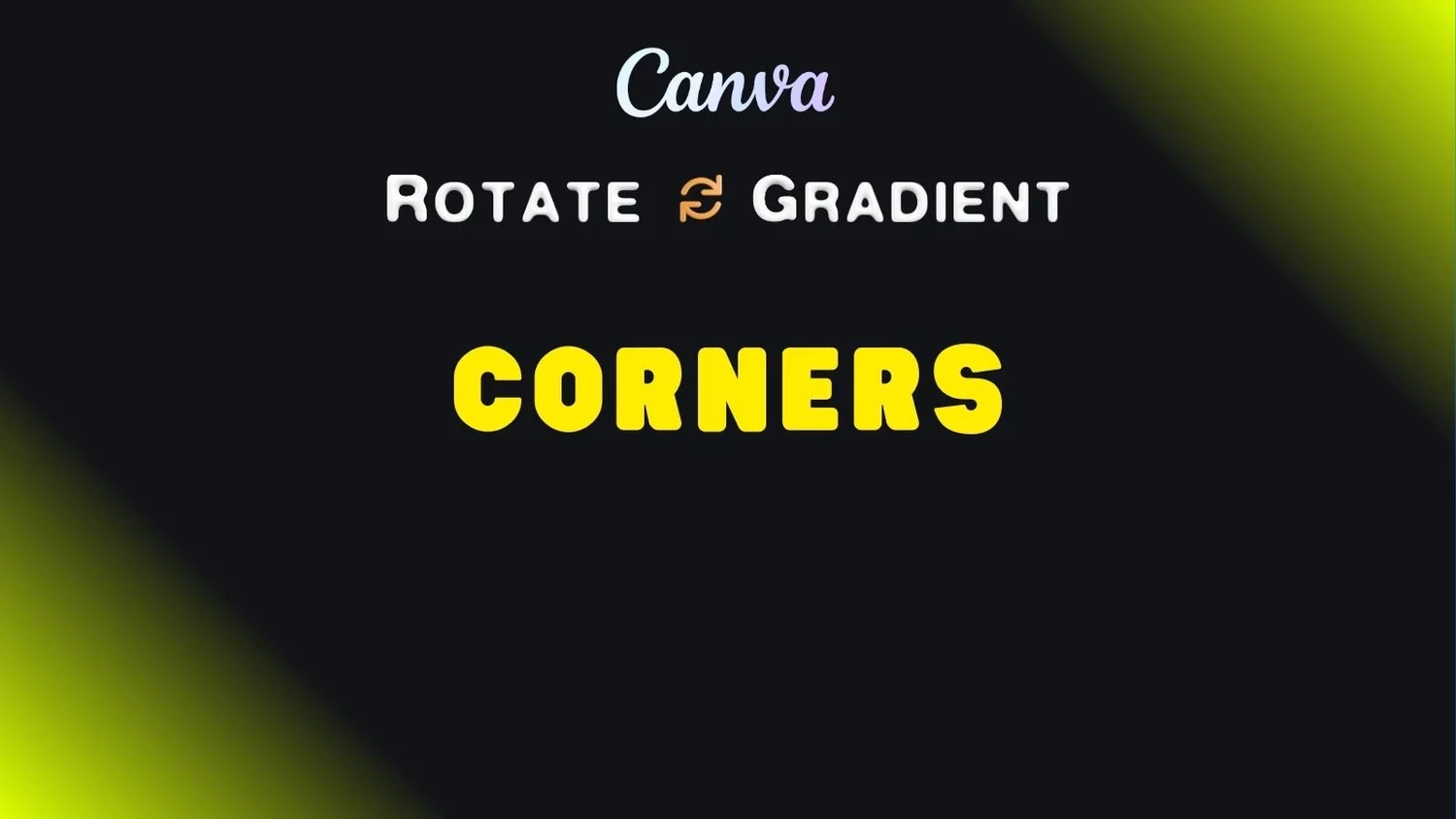 How to Rotate Canva Gradient to Change Shape Direction of Color from ...
