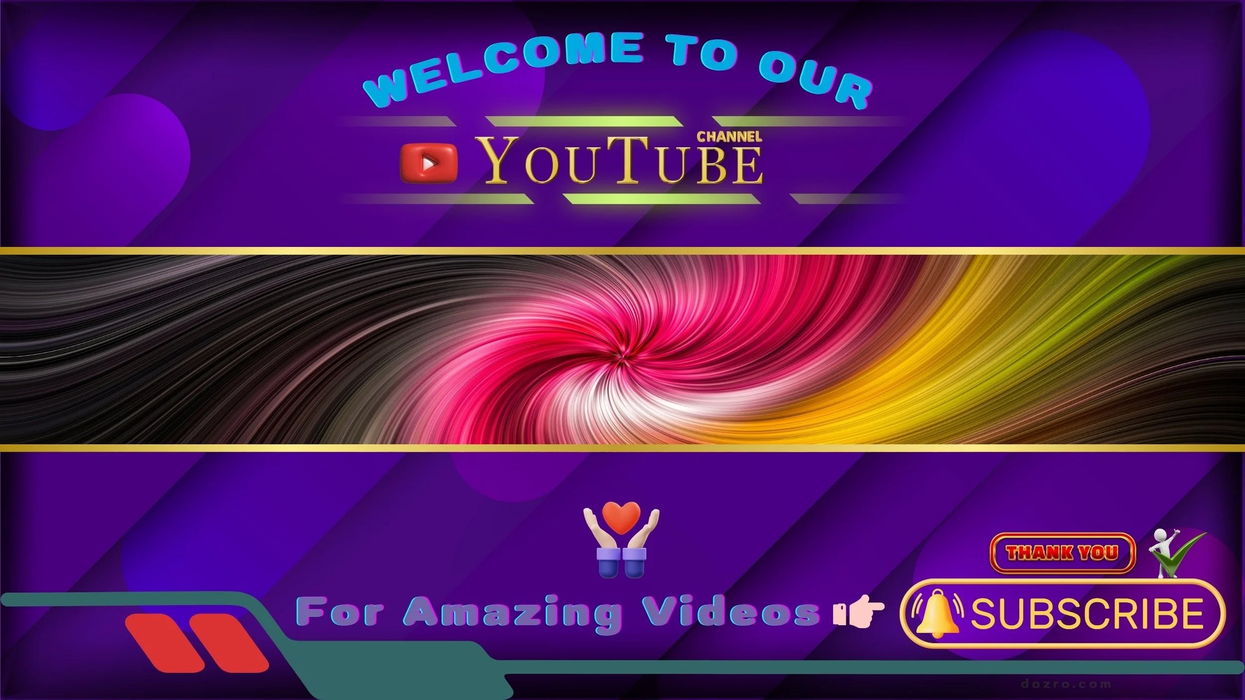 Download Free YouTube Channel Banners: 100+ Ready-Made HD Banners That ...