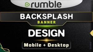 Affordable Rumble Backsplash Banner Picture Design for Mobile and ...