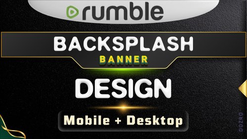 Affordable Rumble Backsplash Banner Picture Design for Mobile and ...