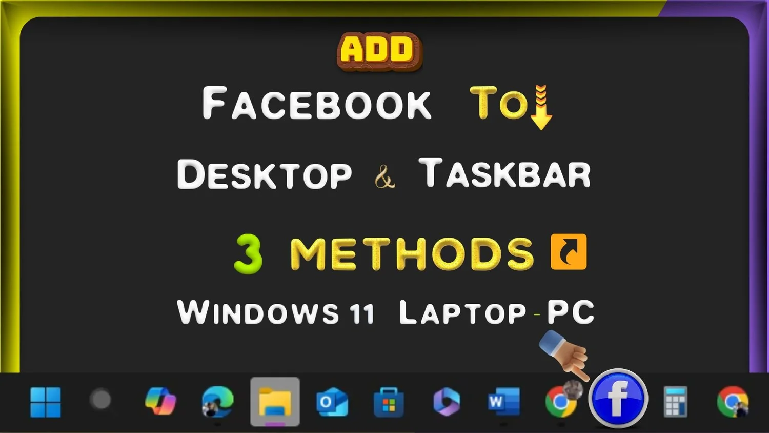 Facebook Easy Access: Download Desktop App, Add Link Shortcut to ...