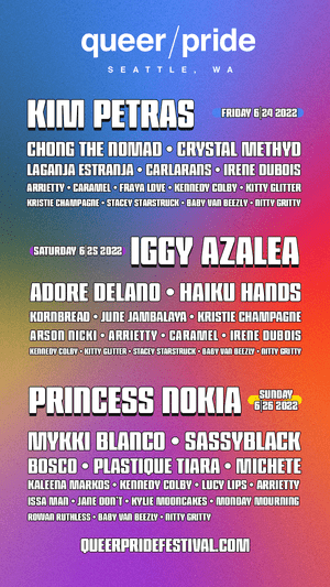 PAST LINEUPS — queer/pride