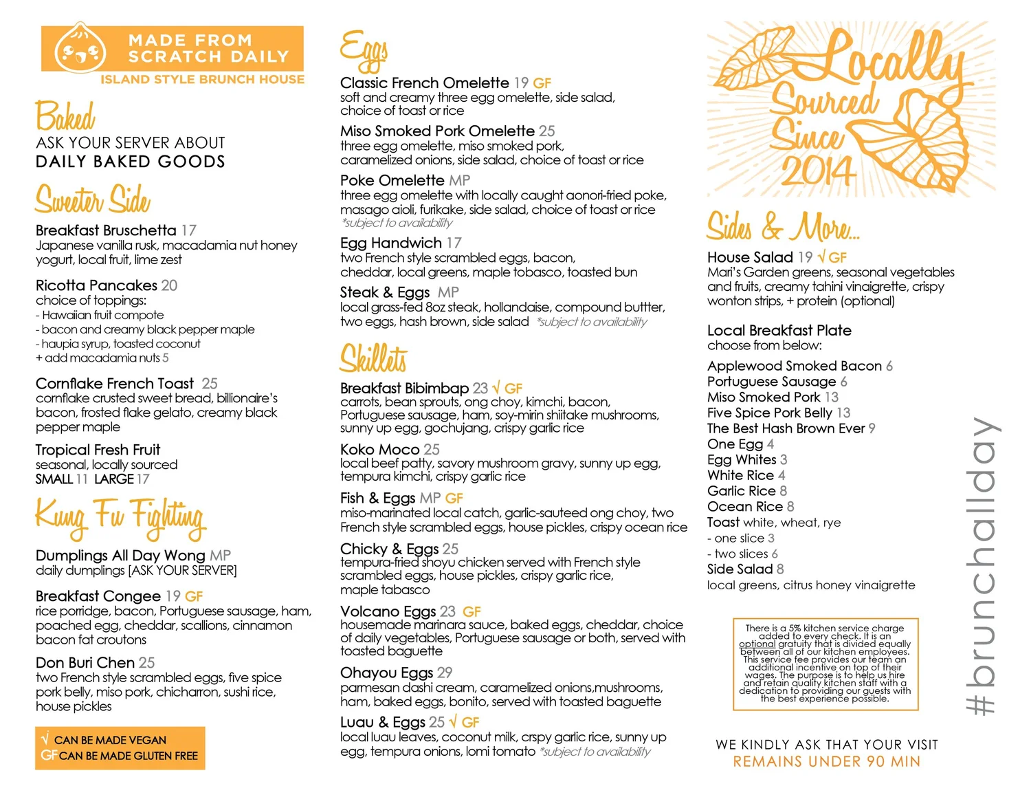 Menus — Koko Head Cafe