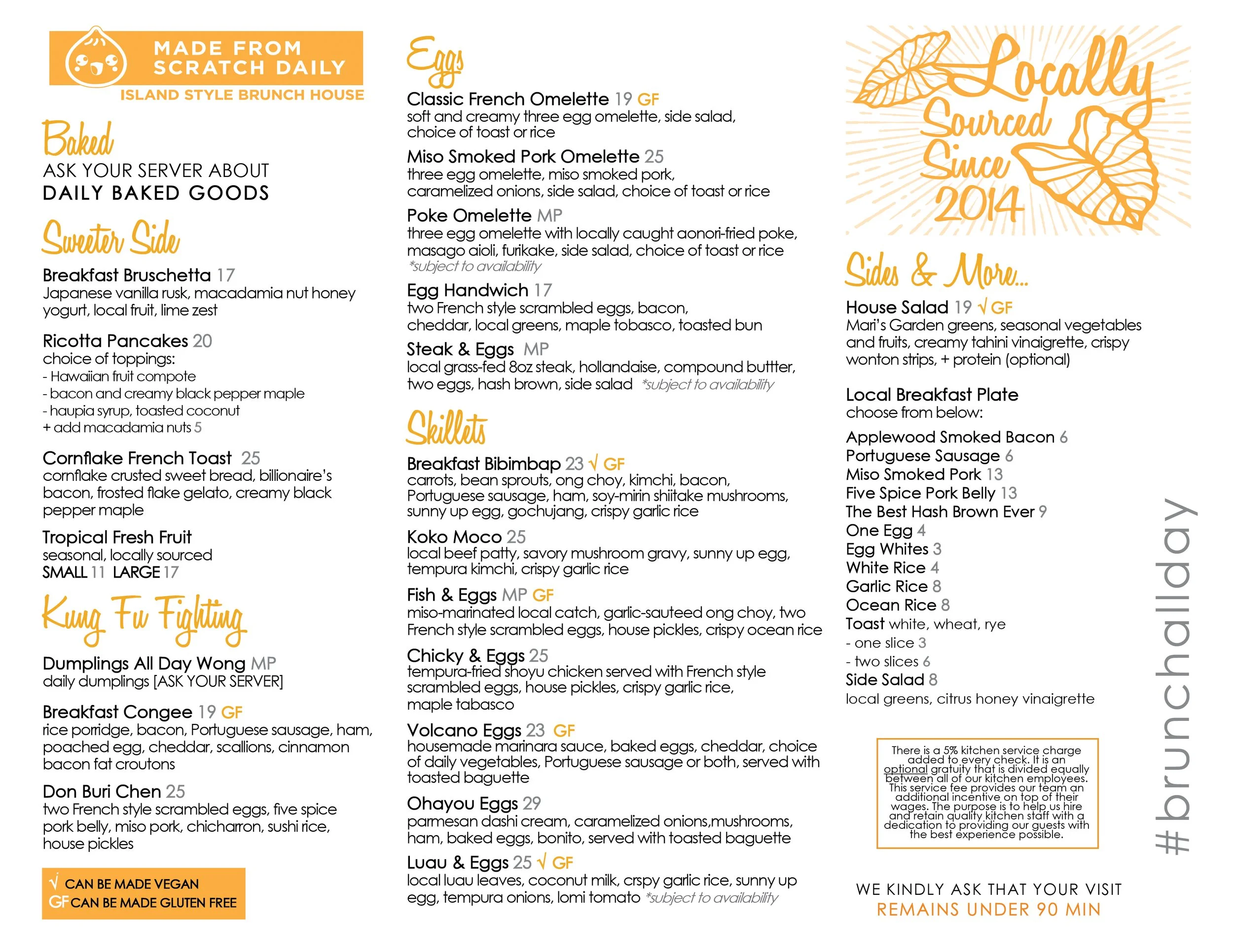 Menus — Koko Head Cafe