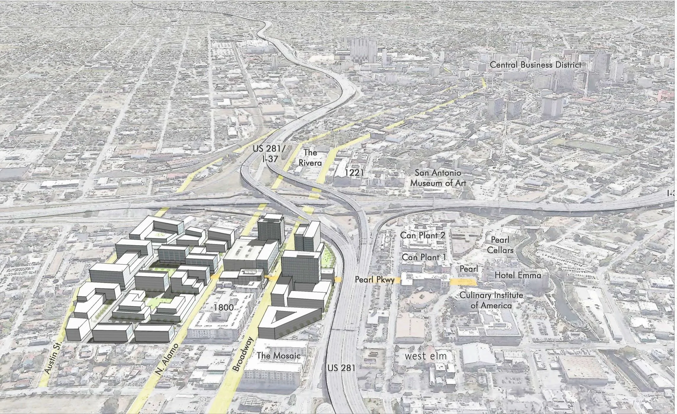 Broadway East & West Masterplan — Card and Company Architects
