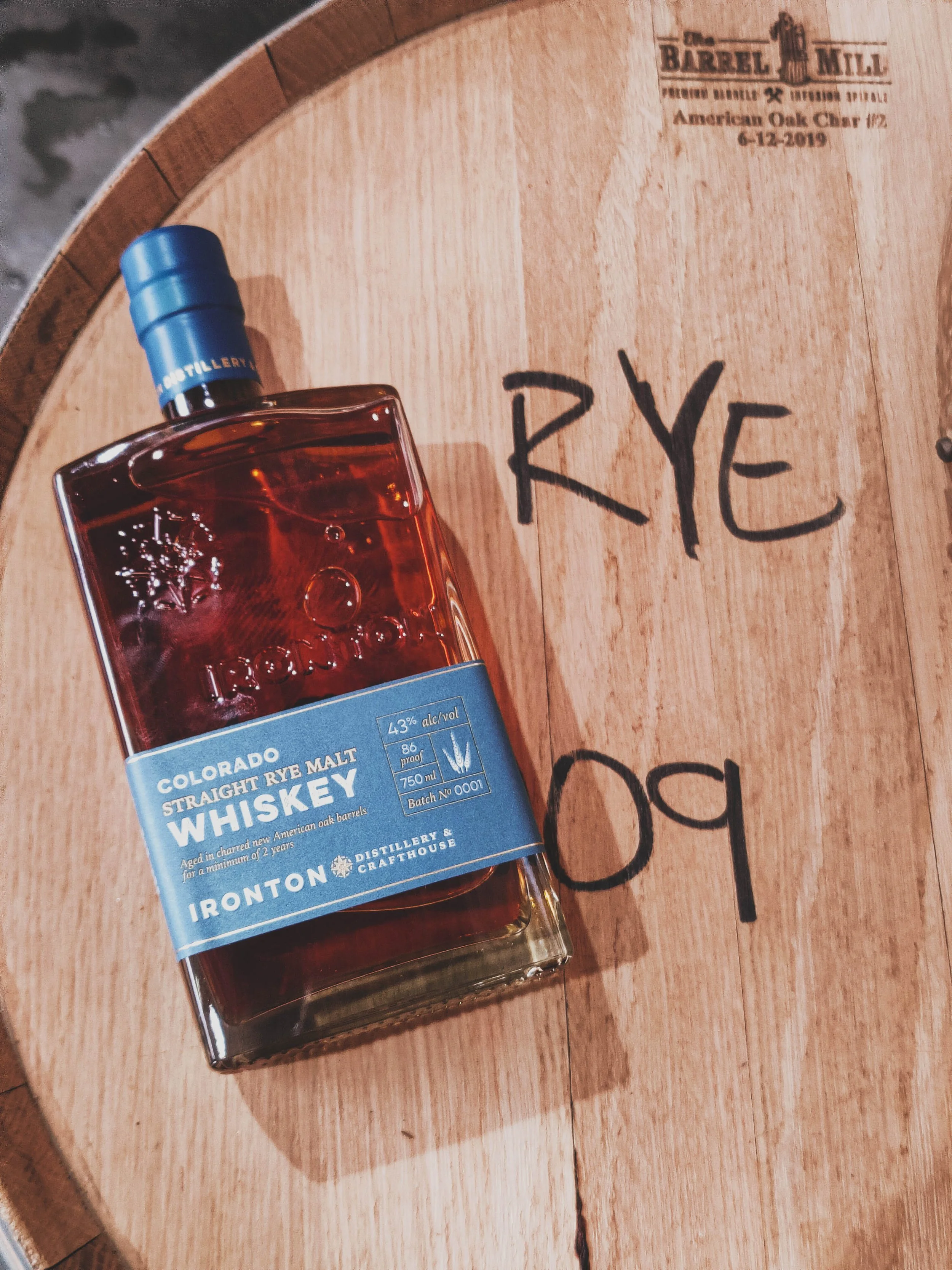 Colorado Straight Rye Malt Whiskey — Ironton Distillery & Crafthouse