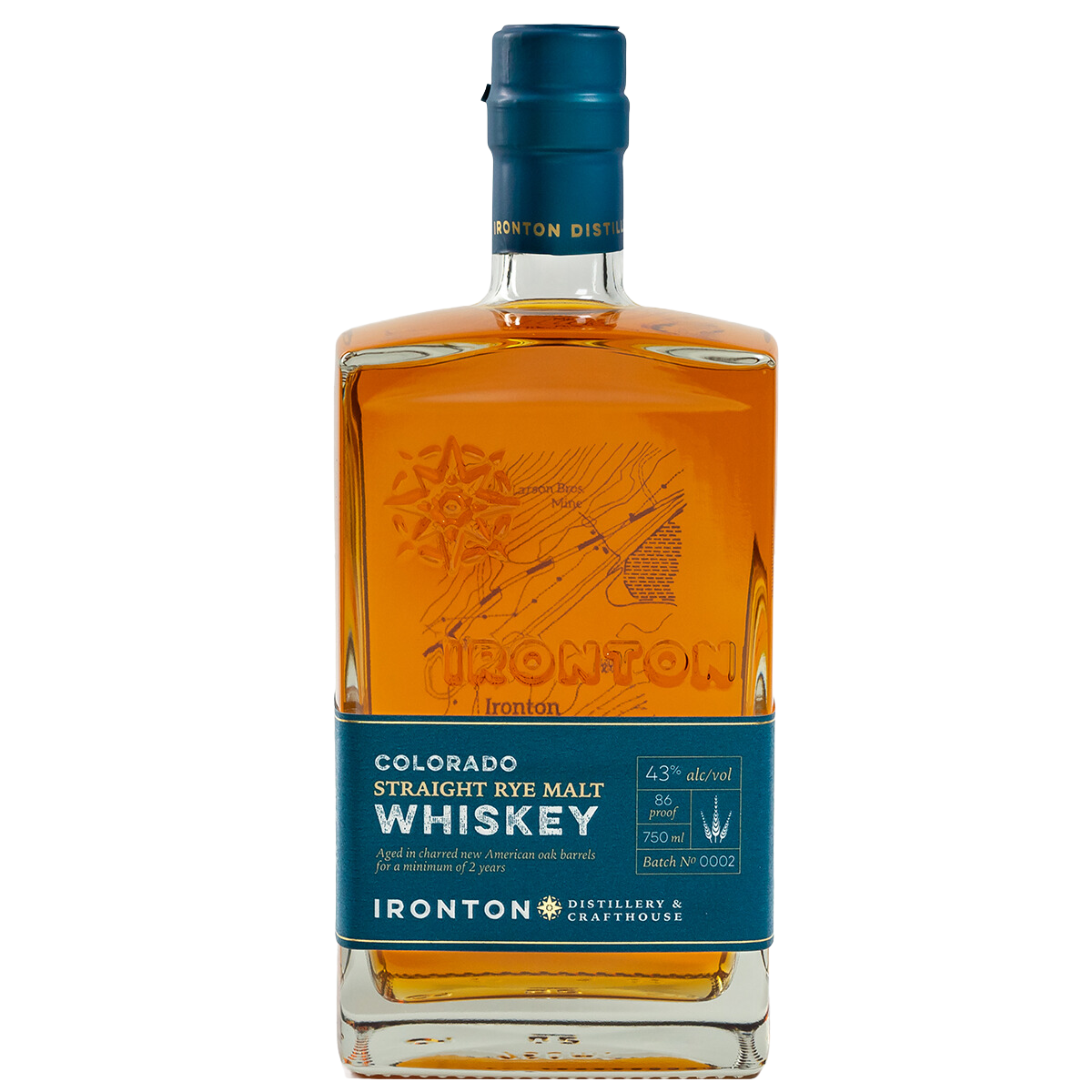 Colorado Straight Rye Malt Whiskey — Ironton Distillery & Crafthouse
