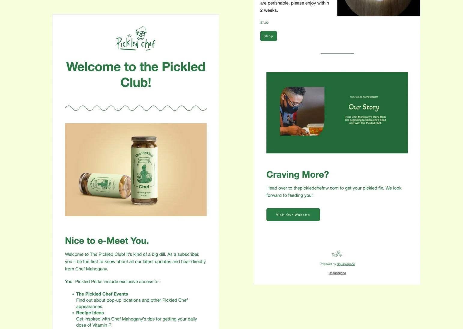 The Pickled Club — The Pickled Chef