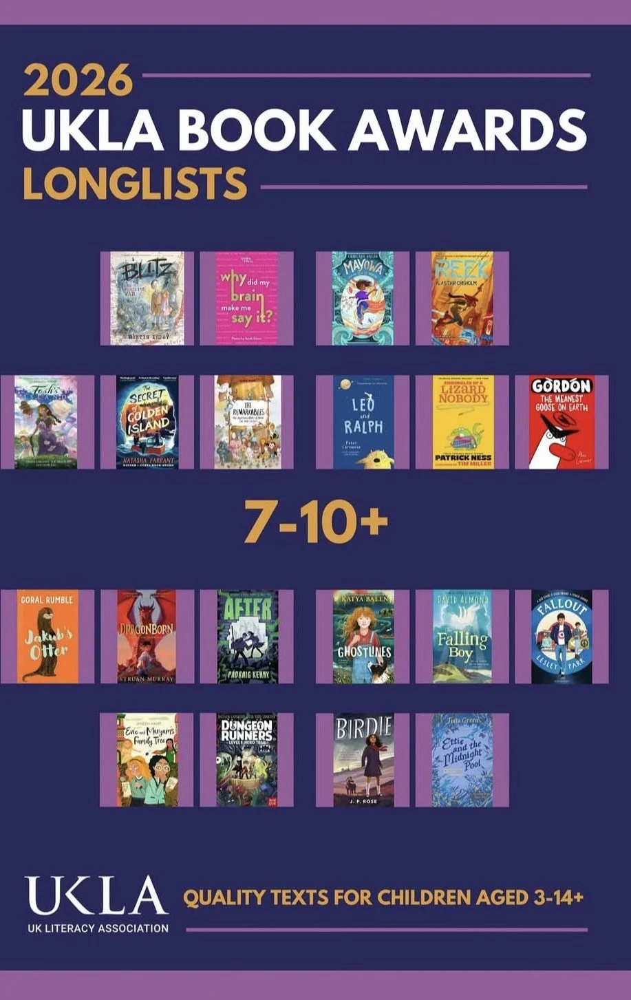 Longlisted for the UKLA Awards! — Sarah Ziman - Poet