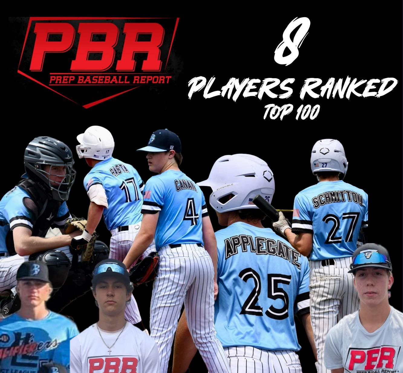 PF Flyers 16U players recognized by PBR — PF Flyers Baseball Club